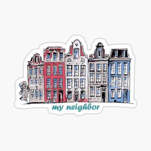 " my neighbor" Sticker for Sale by zeeezoom | Redbubble