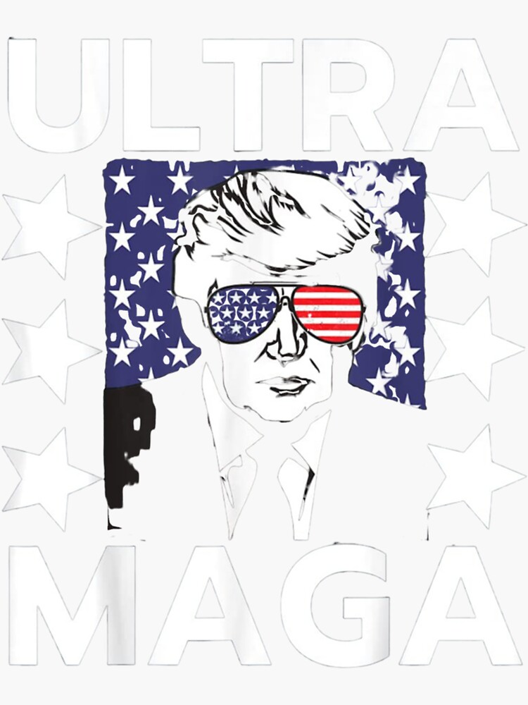 "Ultra Maga Proud Ultra-Maga " Sticker for Sale by LaraAmelindArt ...