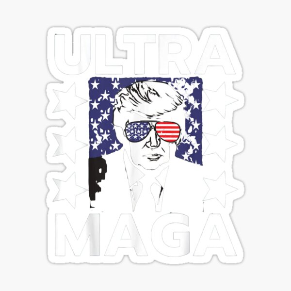 "Ultra Maga Proud Ultra-Maga " Sticker for Sale by LaraAmelindArt ...
