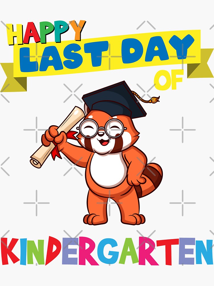"Happy Last Day Of Kindergarten 1st Grade Primary" Sticker for Sale by ...