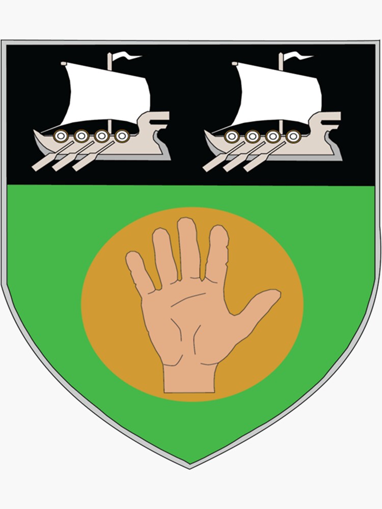 "Louth coat of arms " Sticker for Sale by GarciaJonathan1 | Redbubble