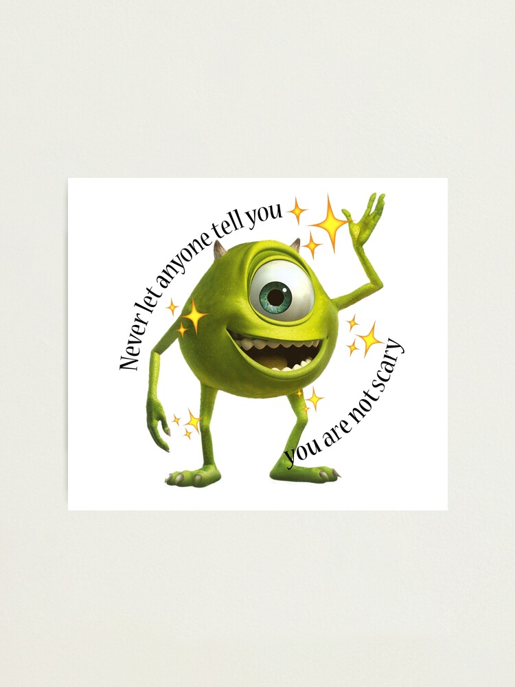 "Mike Wazowski " Photographic Print for Sale by whereiserika | Redbubble