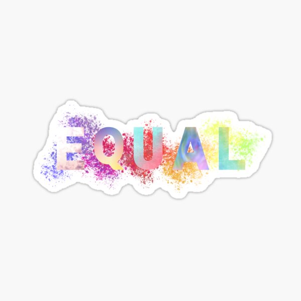 "Equal pride community" Sticker for Sale by Pictonom | Redbubble