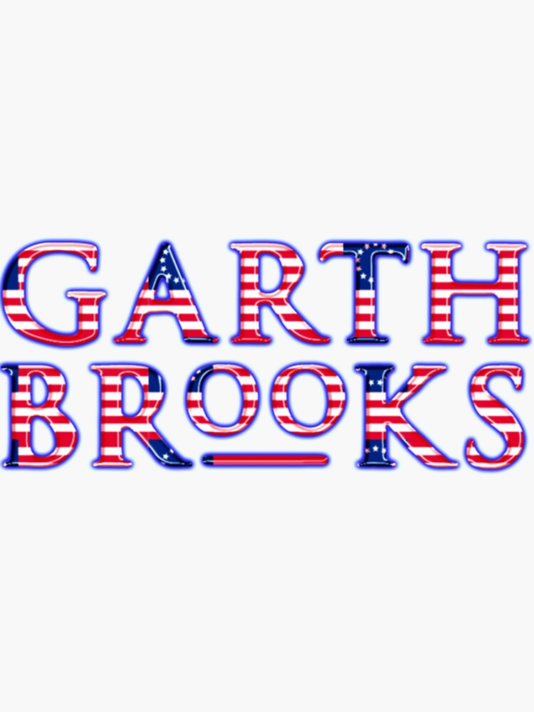 "LOGO GARTH BROOKS Classic Essential" Sticker for Sale by Evangeline11 ...