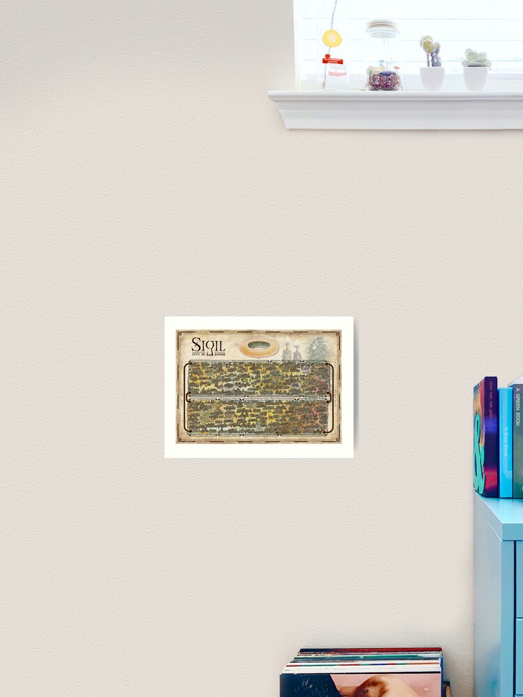 "City map of Sigil " Art Print for Sale by DGthenew1D | Redbubble