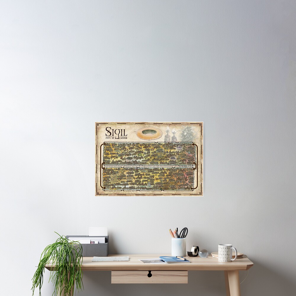 "City map of Sigil " Poster for Sale by DGthenew1D | Redbubble