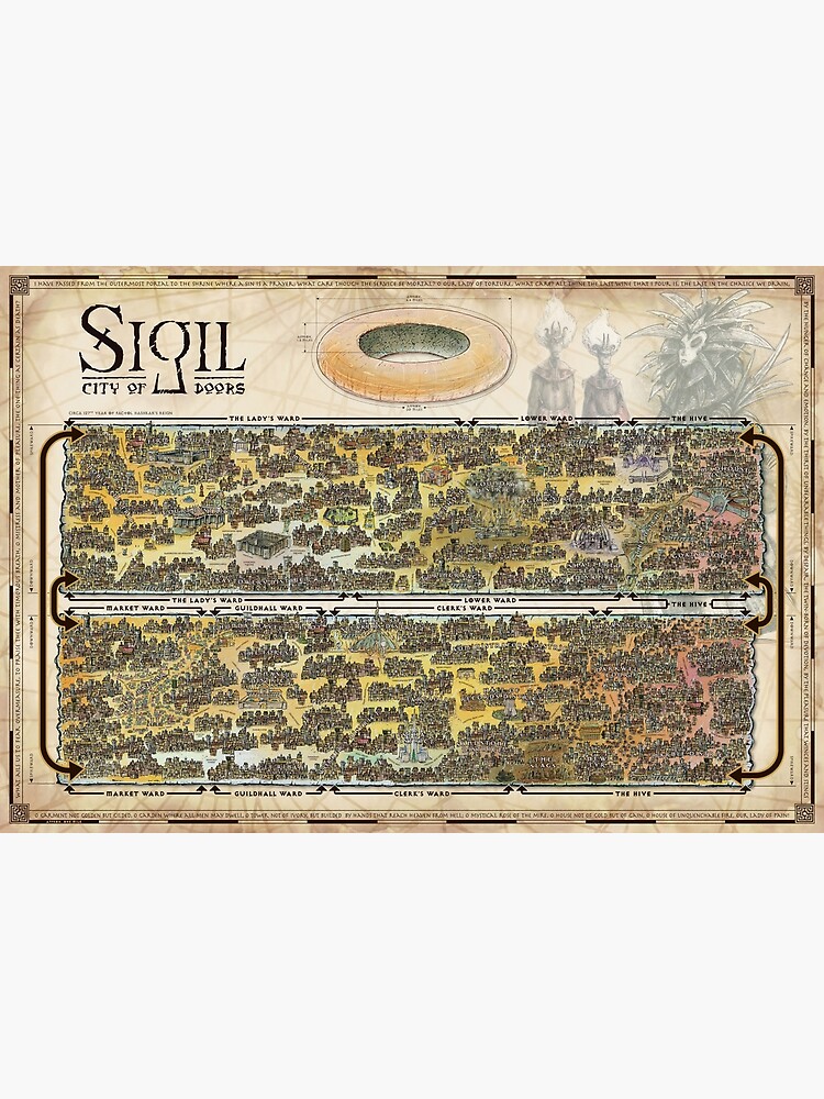"City map of Sigil " Poster for Sale by DGthenew1D | Redbubble
