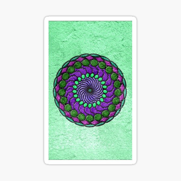 "Graffiti Style Grape and Lime Fruit Wheel" Sticker by SeraWing | Redbubble