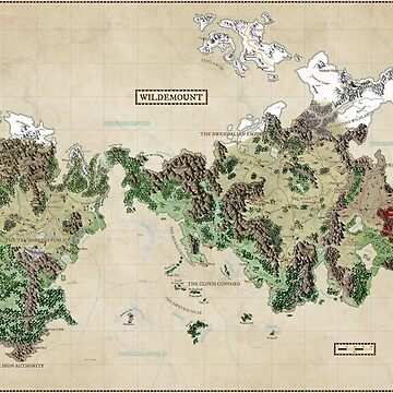 "The Known Realms of Eastern Exandria: Tal'dorei and Wildemount" Mouse ...