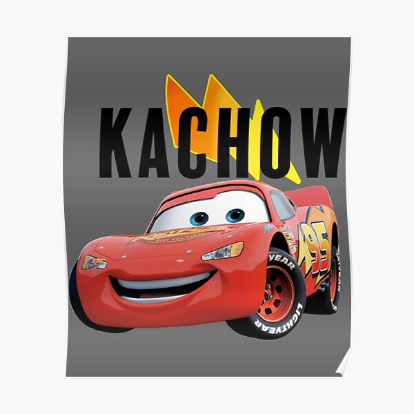 "Kachow Classic" Poster for Sale by JeanieBernhard | Redbubble