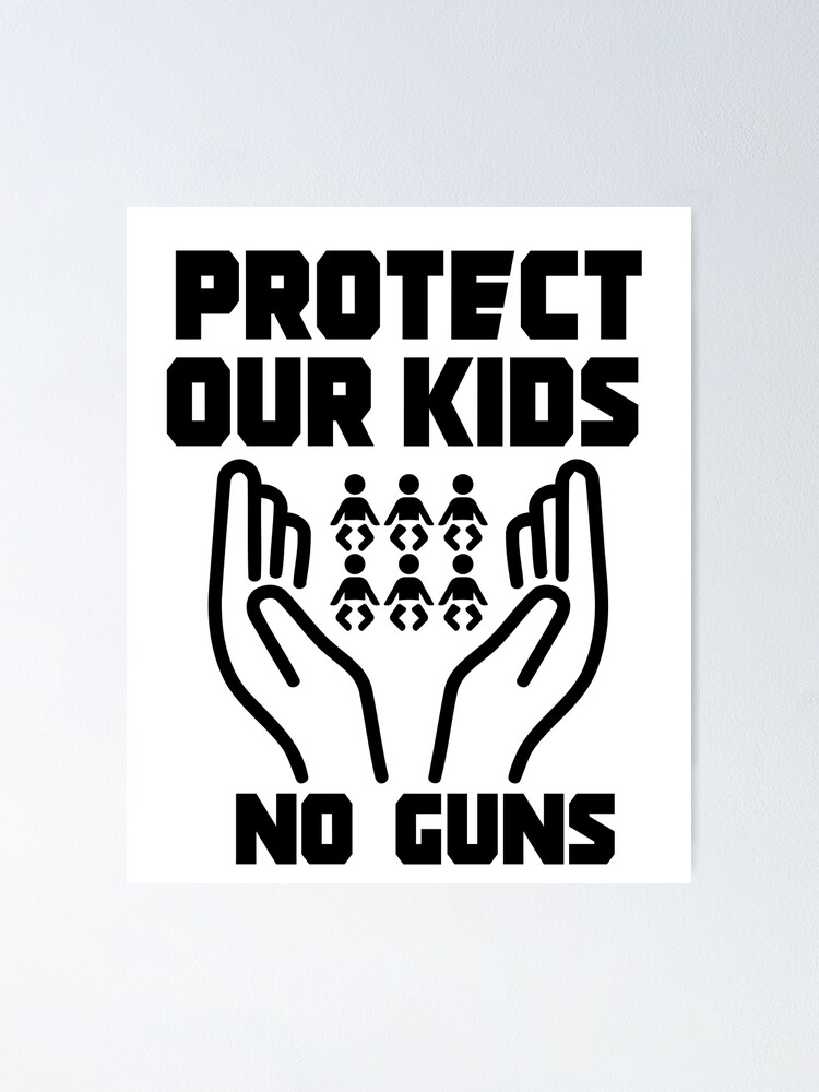 "Anti Gun" Poster for Sale by Fozy-Shop-Tees | Redbubble