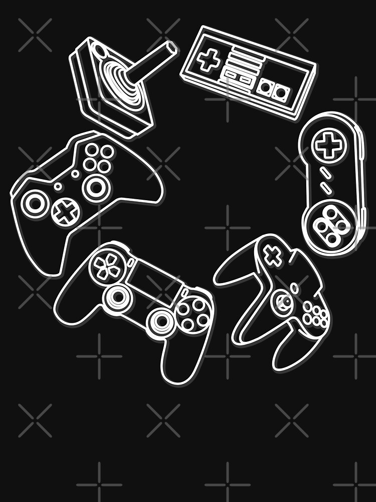 "Controller Circle" T-shirt for Sale by braeprint | Redbubble ...