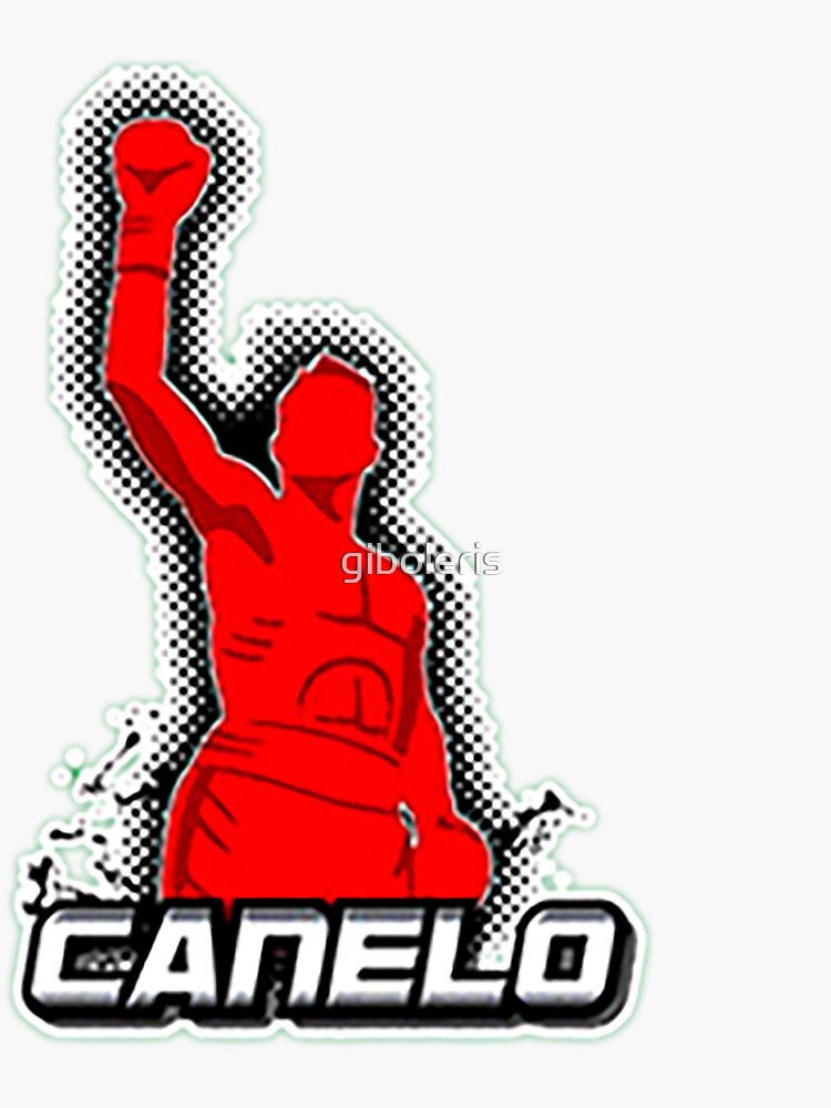 "CANELO" Sticker for Sale by giboleris | Redbubble