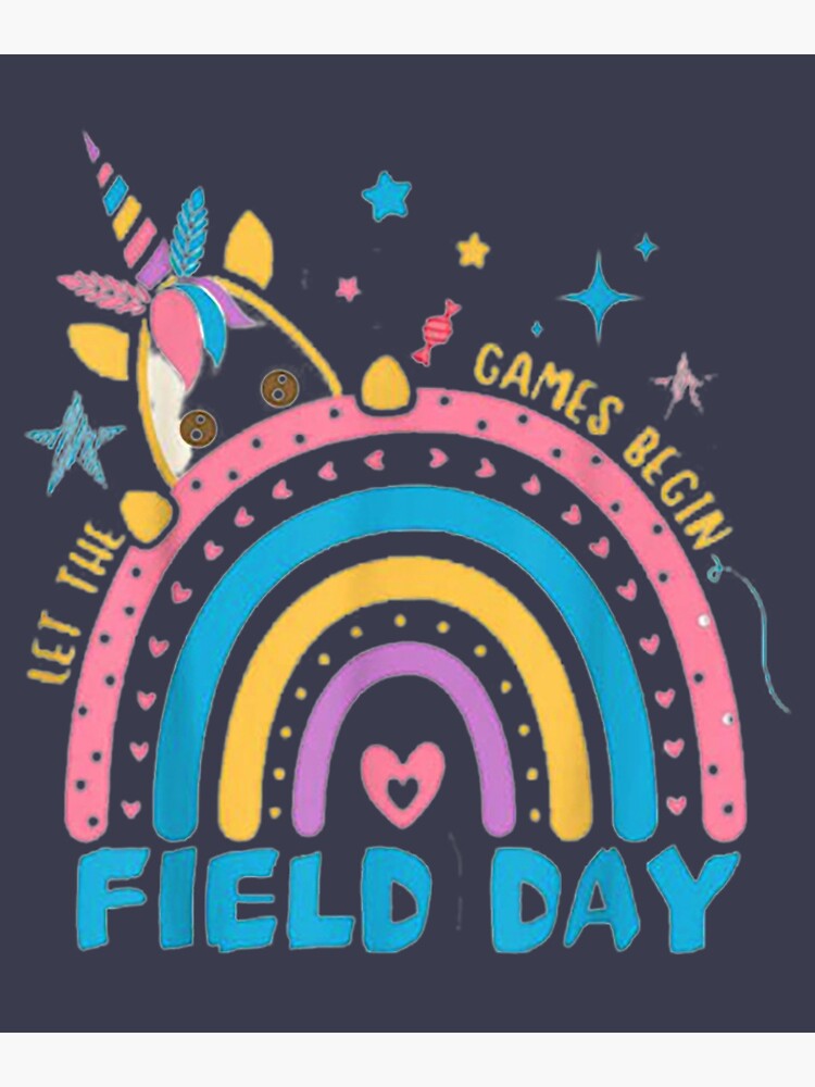 "Tie Dye Field Day Vibes Last Day Of School Field Day Teacher" Poster ...