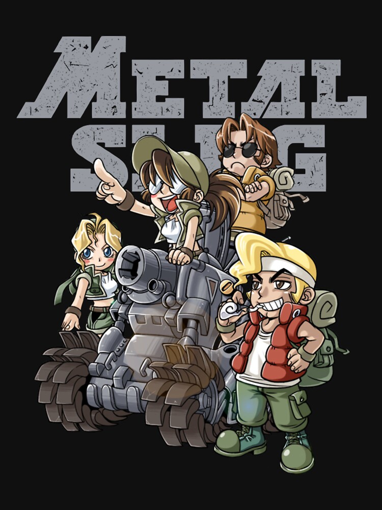 "Legendary Metal Slug Sticker" T-shirt for Sale by vazquezjer ...