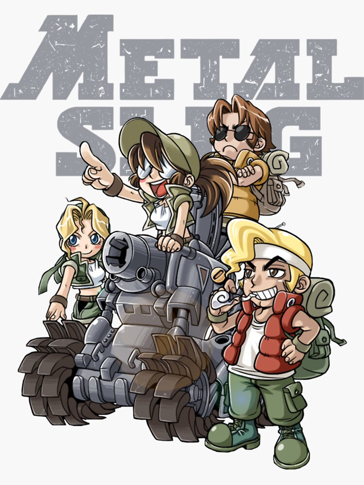 "Legendary Metal Slug Sticker" Sticker for Sale by vazquezjer | Redbubble