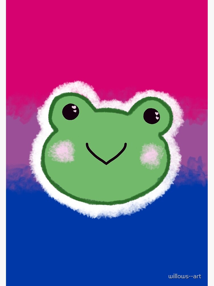 "Bisexual frog" Poster for Sale by willows--art | Redbubble