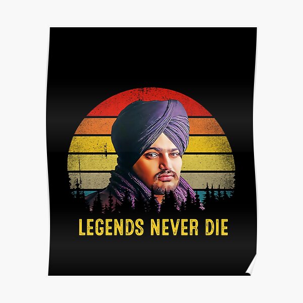 "Rip Sidhu MooseWala Sidhu Moose Wala " Poster for Sale by RosannaArt ...
