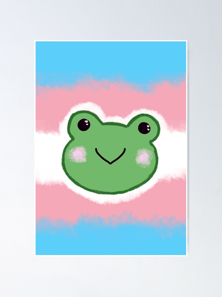 "transgender frog" Poster for Sale by willows--art | Redbubble