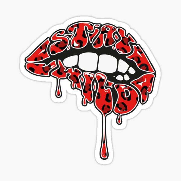"Ben Azelart Stay Wild Lips Merch Collection #3" Sticker for Sale by ...