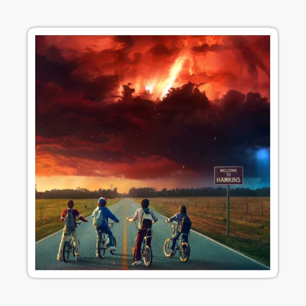 "Stranger Things: Welcome To Hawkins" Sticker for Sale by NyleDesigns ...