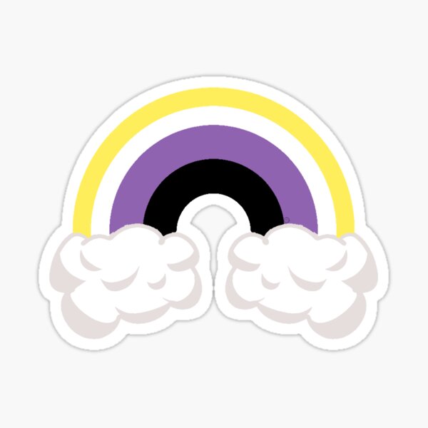 "Non Binary Flag" Sticker for Sale by ZikuShop | Redbubble