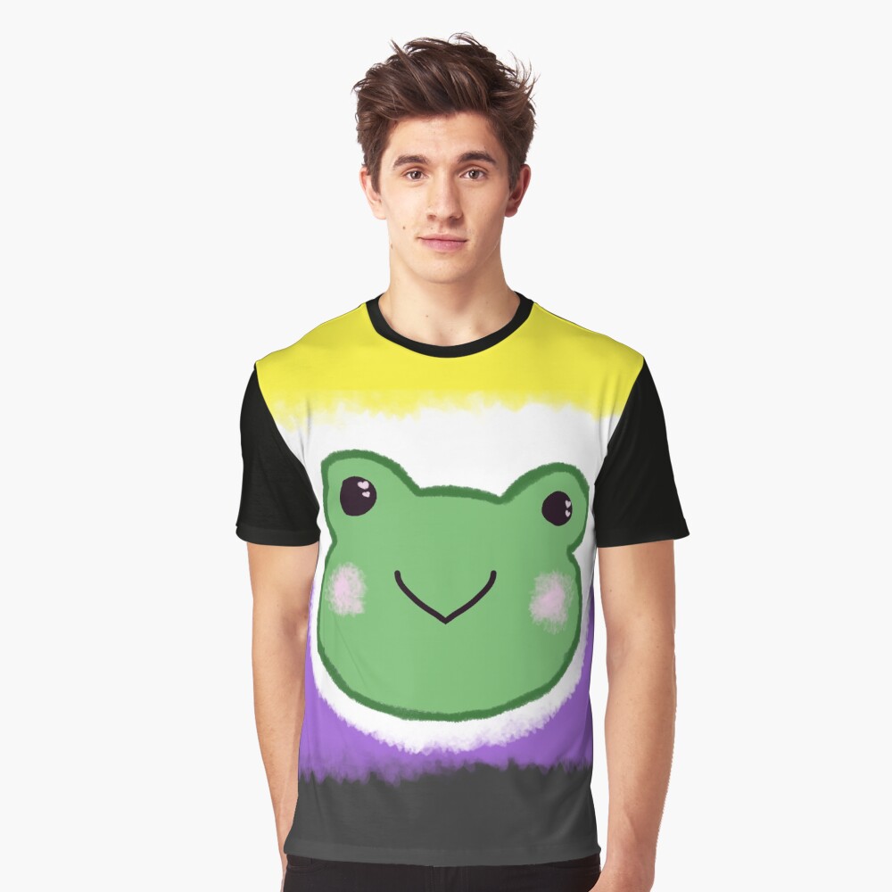 "non-binary frog" Sticker for Sale by willows--art | Redbubble