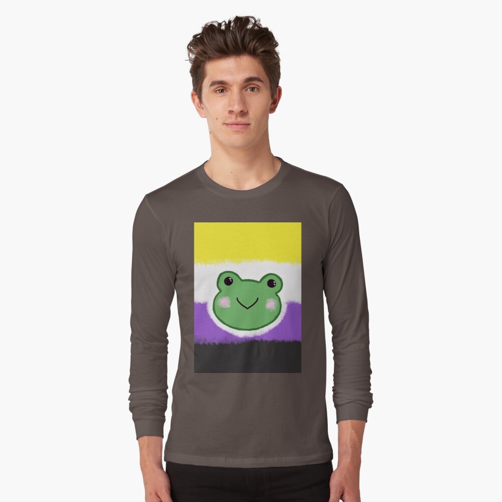 "non-binary frog" Sticker for Sale by willows--art | Redbubble