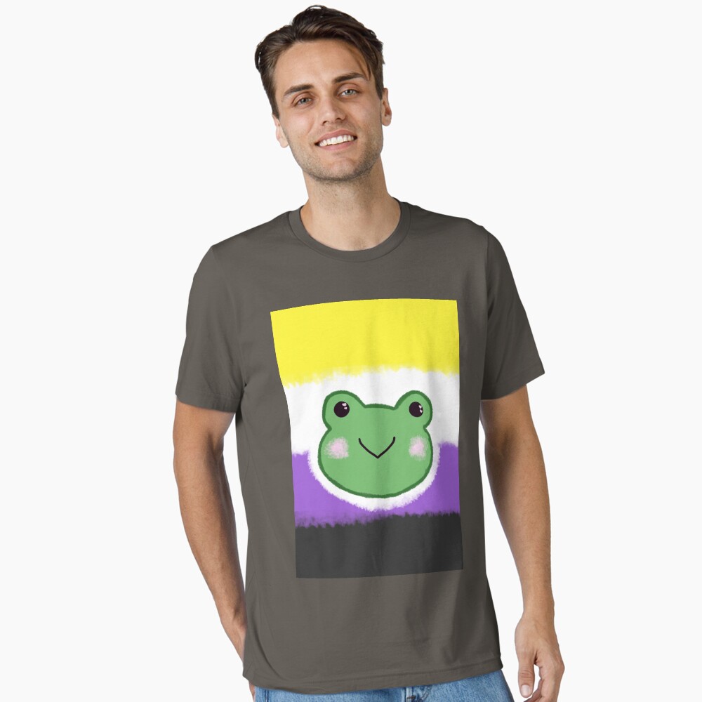 "non-binary frog" Sticker for Sale by willows--art | Redbubble