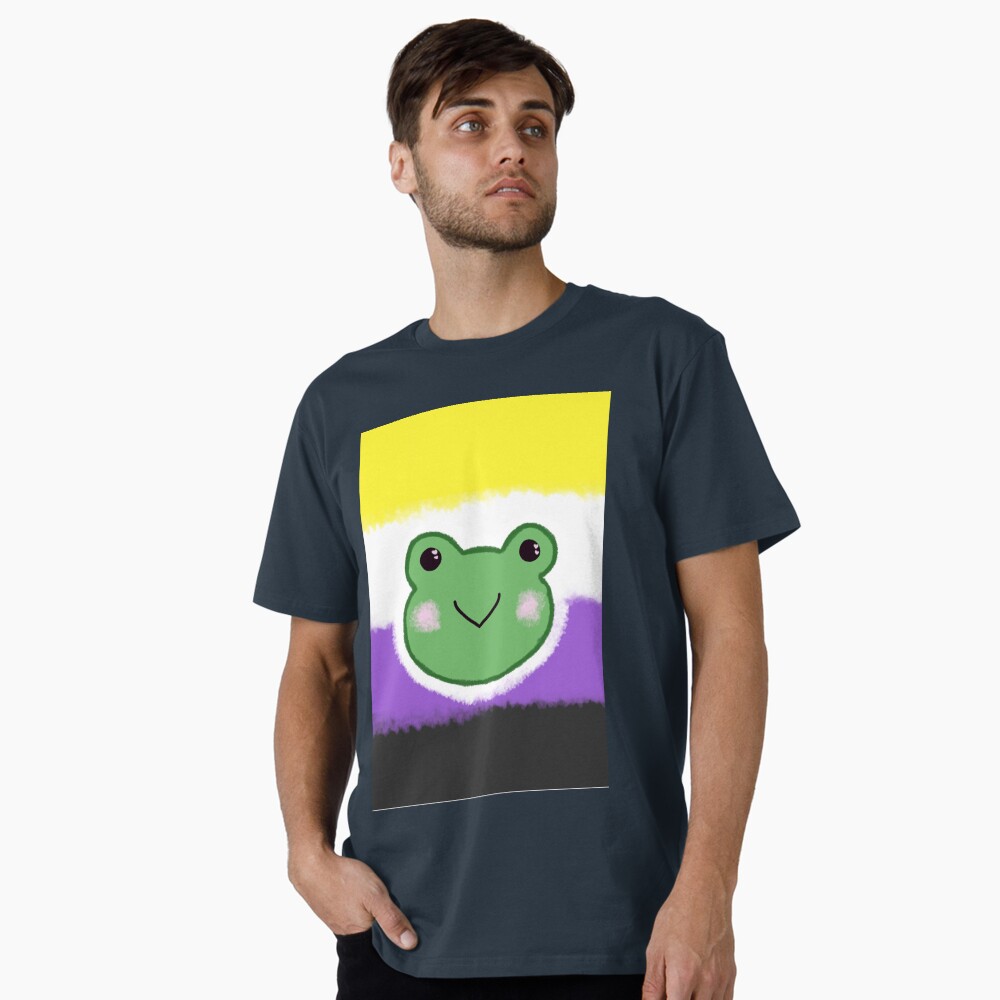 "non-binary frog" Sticker for Sale by willows--art | Redbubble