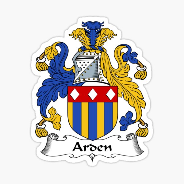 "Arden " Sticker for Sale by HaroldHeraldry | Redbubble