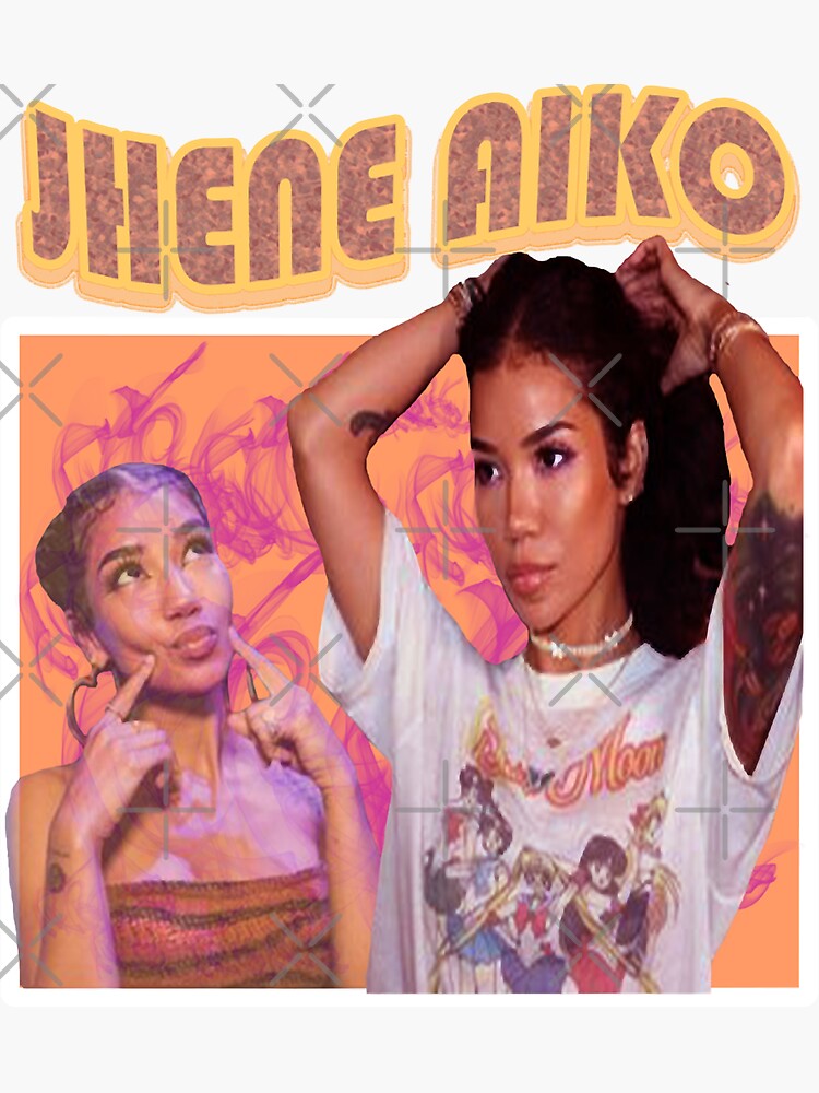 "Music Retro Brown Jhene Aiko-Rap Fansart Gifts Music Fans" Sticker by ...