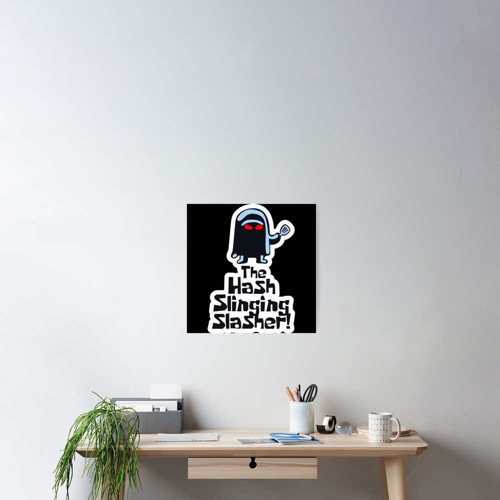 "SpongeBob Hash-Slinging Slasher" Poster for Sale by ballardterry879 ...