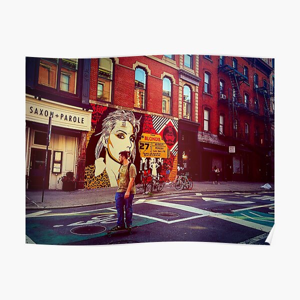 "Bleecker St and Bowery, Manhattan, NYC " Poster for Sale by ...