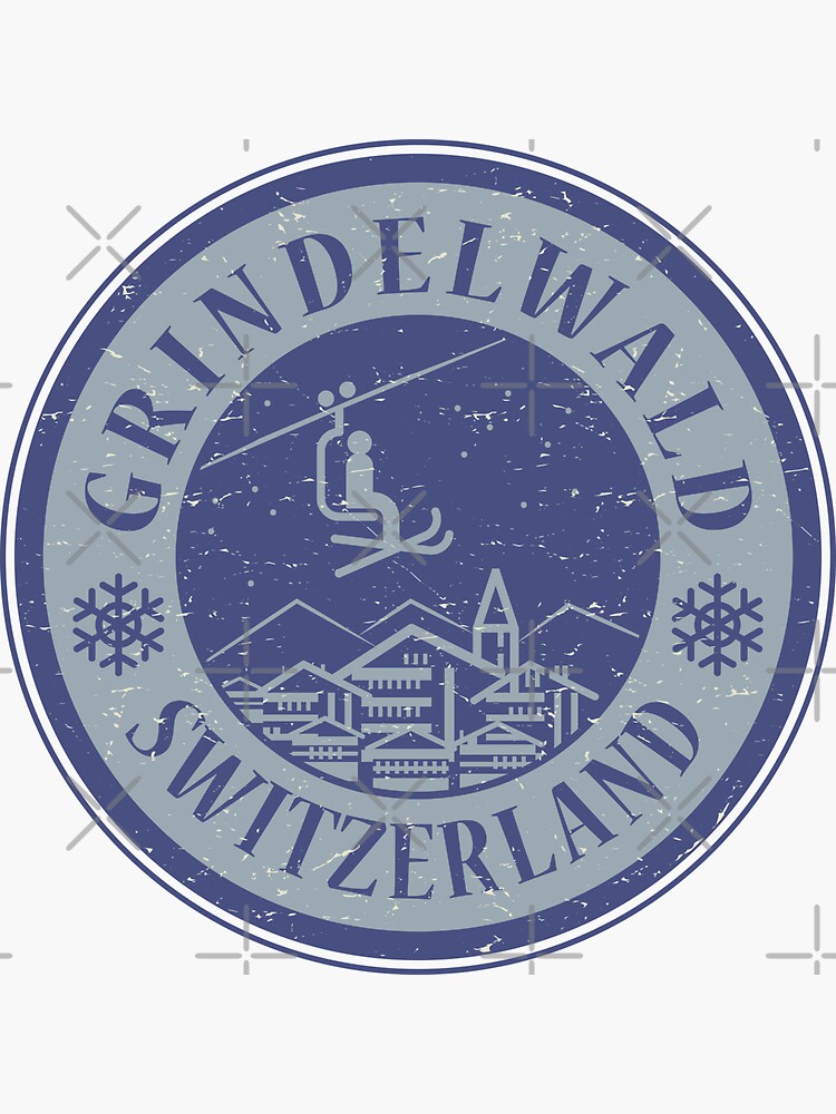 "Grindelwald, Switzerland" Sticker for Sale by studio838 | Redbubble