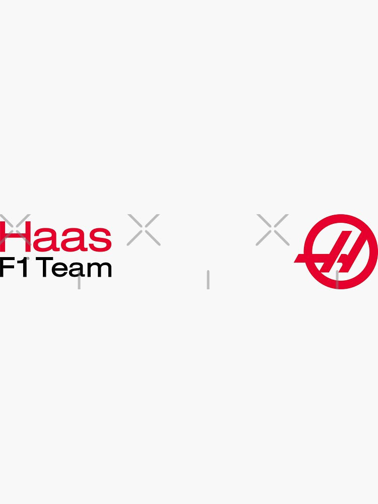 "Haas F1 Team" Sticker for Sale by YLOH02 | Redbubble