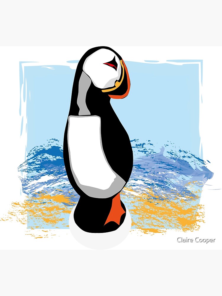 "Puffin" Poster for Sale by claracooper | Redbubble
