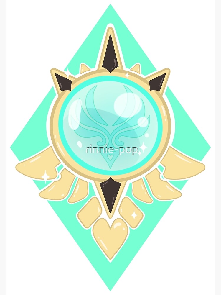 "genshin impact anemo mondstat vision" Art Print for Sale by rinnie-pop ...