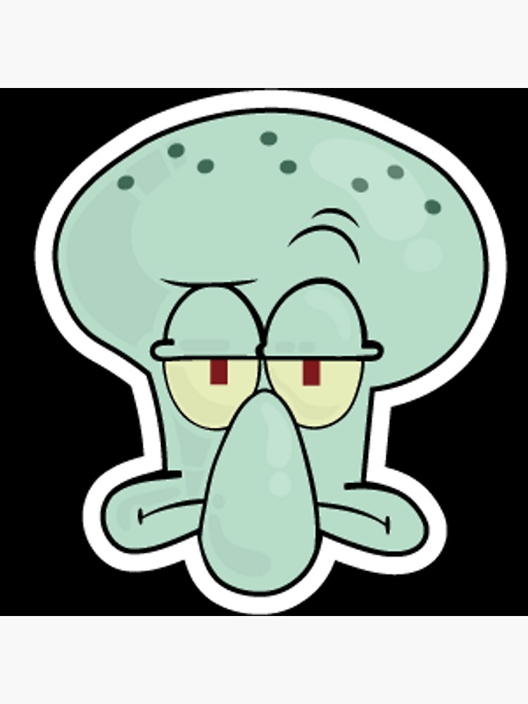 "Squidward Face" Poster for Sale by ballardterry879 | Redbubble