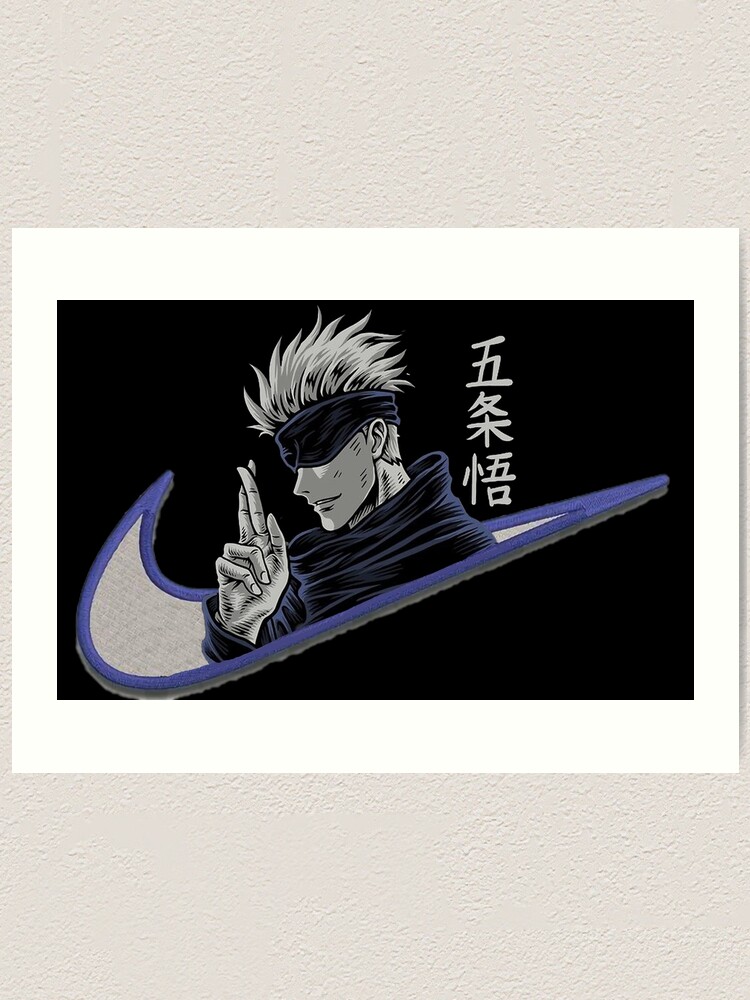 "Satoru Gojo From Anime Jujutsu Kaisen T-Shirt Logo for otaku, gym and ...