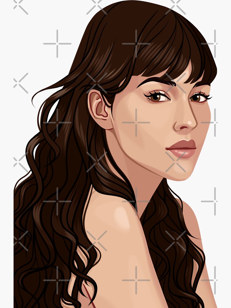 "Monica" Sticker for Sale by elinanovak | Redbubble