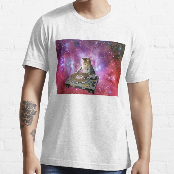"Cat dj" T-shirt for Sale by wildserenity | Redbubble | cat t-shirts ...