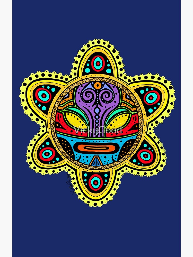 "Taino Sun Symbol" Poster for Sale by VickyGood | Redbubble