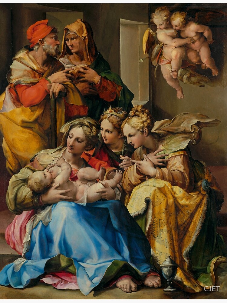 "Holy Family with Saints Anne, Catherine of Alexandria, and Mary ...