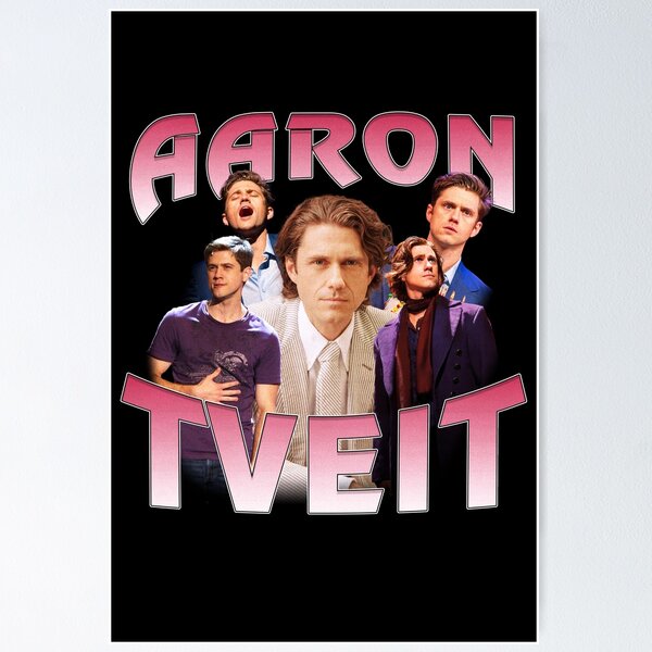"Aaron Tveit Retro" Poster for Sale by broadwayraccoon | Redbubble