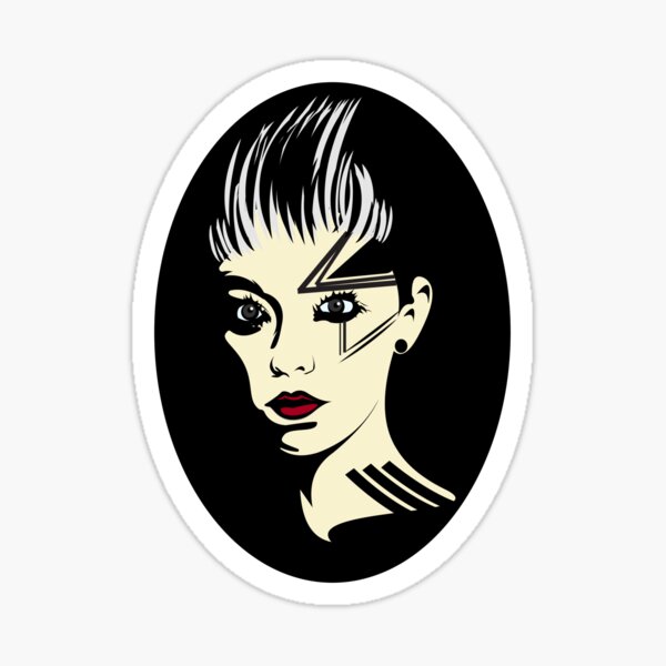 "Punk Rock Girl" Sticker for Sale by StudioXtreme | Redbubble
