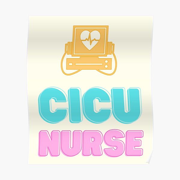 "CICU nurse with a colorful vitals monitor and defibrillator with EKG ...