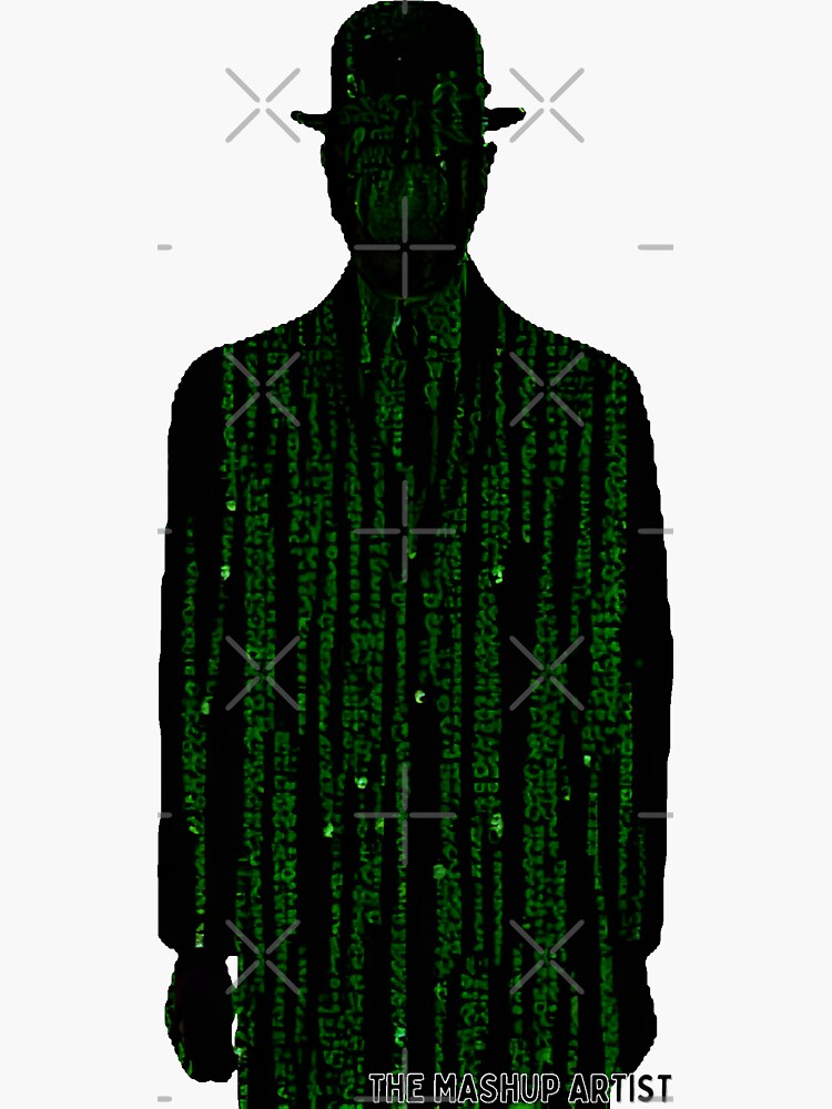 "The Matrix Gentleman Mashup - Original Art Piece Magritte The Son of ...