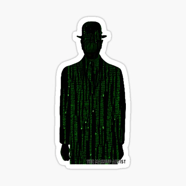 "The Matrix Gentleman Mashup - Original Art Piece Magritte The Son of ...