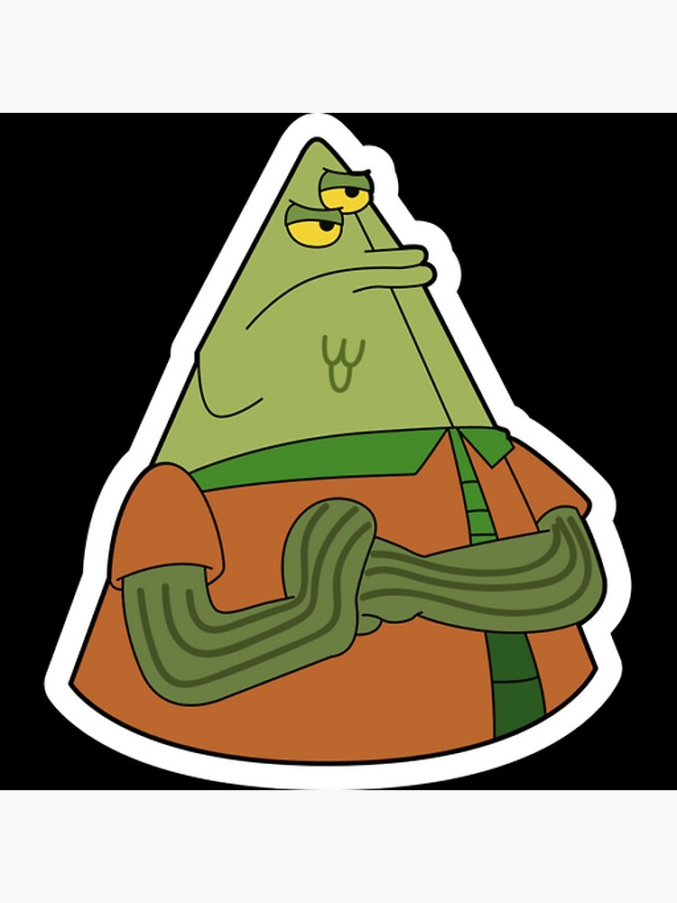 "SpongeBob Flats the Flounder" Poster for Sale by Stokesk | Redbubble